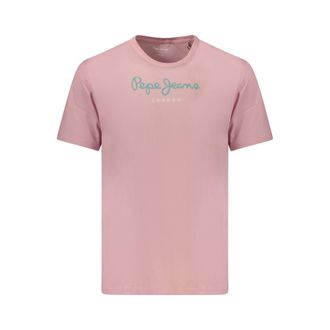 Pepe Jeans London Pink Baumwoll Herren T-Shirt