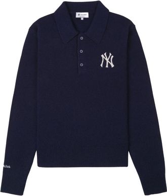 Sporty & Rich Femme, Pulls, Bleu, Taille: 36 FR Tricot &agrave; col rond