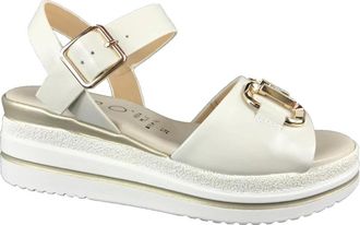 Repo Repo, Femme, Chaussures, Beige, Taille: 41 EU 18207 Sandale compens&eacute;e