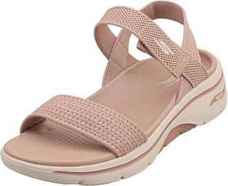 Skechers Femme GO Walk Arch FIT 2.0 Sandal Chaussures, Mauve, 38 EU