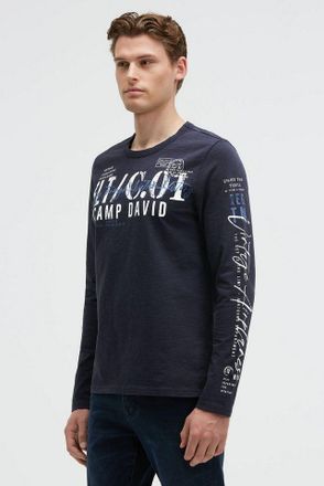 Camp David Langarmshirt aus Baumwolle
