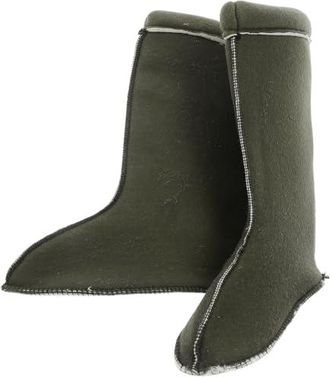 IFUNDOM Doublure Imperm&eacute;able Amovible pour Bottes de Pluie Chaussettes Isolantes Thermiques &Eacute;paisses et Chaudes Taille Unique Unisexe Doublure Militaire Verte