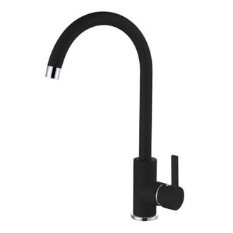 Elleci Rubinetto Miscelatore Cucina Elleci Canna Alta Monocomando Nero Full Black Mgkc0140