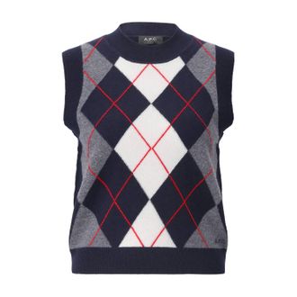 A.P.C. Pullunder Pia mit Argylmuster