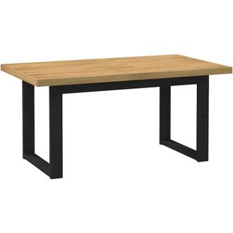 vidaXL Vidaxl - Esstisch noain U-Form-Beine 160x90x75 cm Massivholz Kiefer 977612