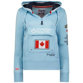 Canadian Peak Gyrelle_Lady - Womens Zip Hoodie Pockets - Sweatshirt Sweater Long Sleeve Warm Hoodie Jacket - Womens Spring Summer Autumn Winter Season (Sky Blue XXL