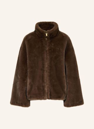 Lilienfels Lilienfels Kunstfell-Jacke Zum Wenden braun