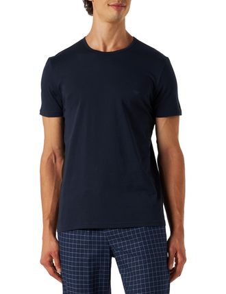 Emporio Armani Herren 2P O-NECK RUNDHALS T-SHIRT 2 blau S
