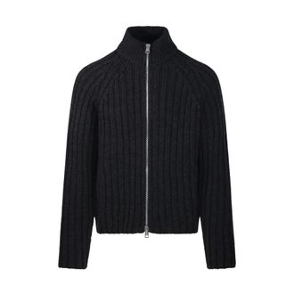 Our Legacy Ultra Zip Funnel Sweater - - Knitwear - Herren - Grau - S