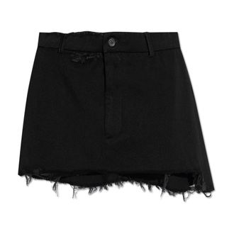Balenciaga Kurzer Rock mit Vintage-Effekt - - Skirts - Damen - Schwarzk - M