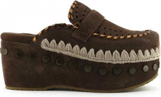 Mou Femme, Chaussures, Brun, Taille: 40 EU Sabot en daim