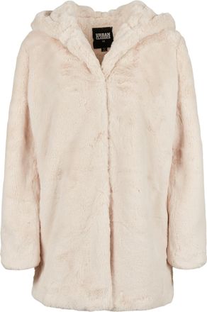 Urban Classics Damen Ladies Hooded Teddy Coat