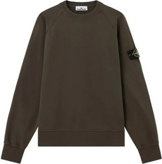 Stone Island Homme, Sweatshirts et sweats &agrave; capuche, Brun, Taille: S SweaT-shirt oversize &agrave; col rond