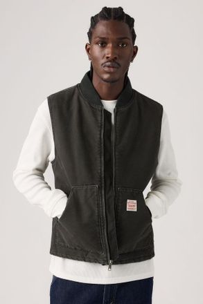 Levi's Sansome Vest - Homme - Noir / Meteorite - XL
