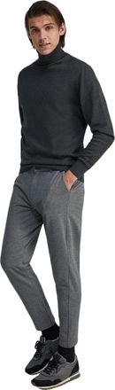 Springfield Chinesische Hose Slim Fit Anzieh, Dunkelgrau, Regular f&uuml;r Herren, dunkelgrau, 40