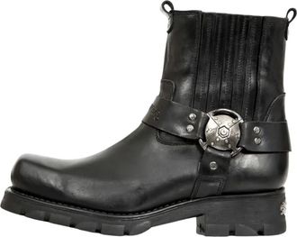 New Rock Homme, Chaussures, Noir, Taille: 40 EU Itali Motorcycle