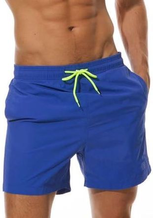 Generic HUIWDP Short de bain d&eacute;t&eacute; pour homme - Style d&eacute;contract&eacute; - Surf - Short de sport - Taille &eacute;lastique, A4, 3XL