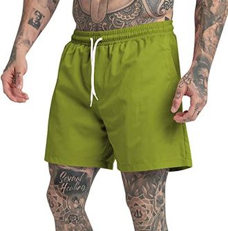 Generic Pantalon multifonctionnel 5 minutes pour homme - Couleur unie - Short de sport de plage - Short de fitness, Jn, XXL