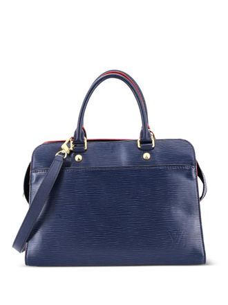 Louis Vuitton Vaneau Handbag Epi Leather MM tote bag - Bleu