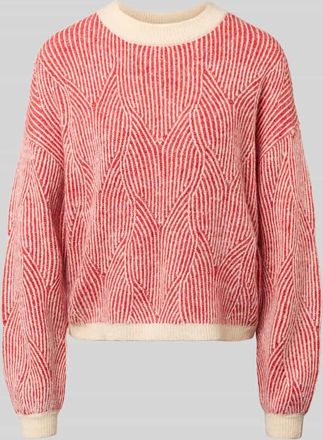 Pieces Pullover mit plastischer Strickstruktur