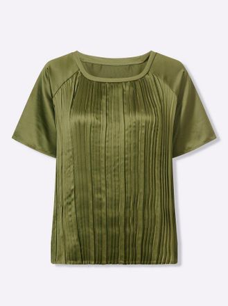 Heine Klassische Bluse Bluse Kurzarm