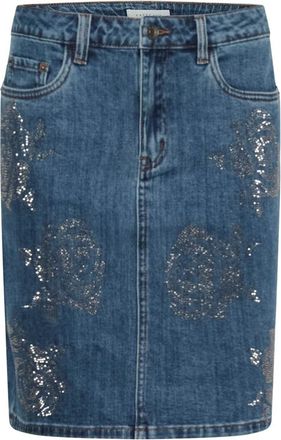 Kaffe KAcastelia Denimrock - - Skirts - Damen - Blau - M