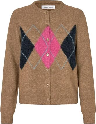 Sams&oslash;e & Sams&oslash;e Sanor Kurzer Cardigan - - Knitwear - Damen - Mehrfarbig - M