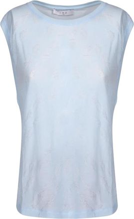 Iro Iro, Femme, Tops, Bleu, Taille: 42 FR Hauts sans manches