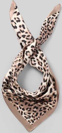 Smith & Soul Schaltuch mit Animal-Print und Kontrastkante