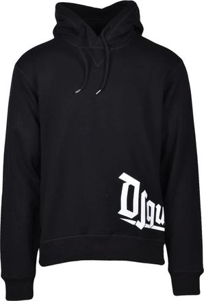 Dsquared2 Homme, Sweatshirts et sweats &agrave; capuche, Noir, Taille: L Hooded SweaT-shirt