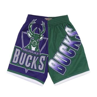 Mitchell & Ness NBA Big Face Basketball Shorts - - Shorts - Herren - Lila - XL