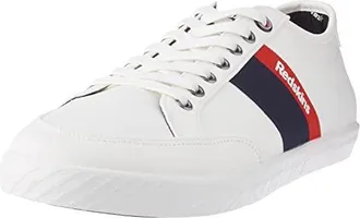 Redskins Homme Rocher Basket, Blanc+Marine+Rouge, 42 EU