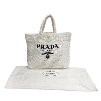 Prada Pre-owned Rayon Tote Bag - - Pre-owned - Damen - Wei&szlig; - ONE SIZE