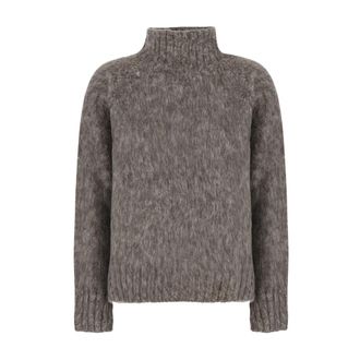 Antonelli Anatolia Pullover mit hohem Kragen - - Knitwear - Damen - Braun - S
