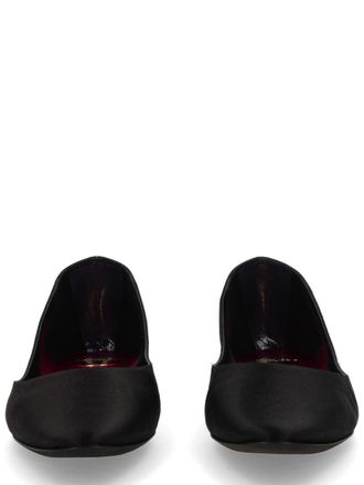 Saint Laurent Lou Flat - Black