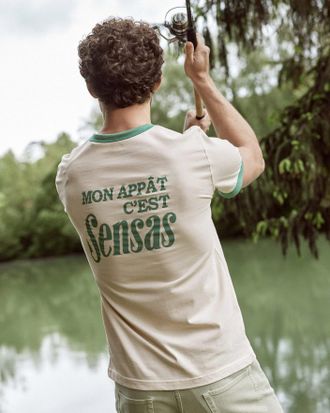 Faguo T-shirt &eacute;cru coton
