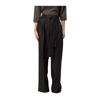 Liviana Conti Pantalon - Femme - Pantalons - Brun - Taille: 40 FR