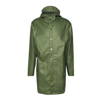 Rains Fishtail Parka - - Coats - Herren - Gr&uuml;n - XL