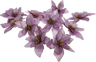 Garneck 30stücke Künstliche Blume Für Weihnachtsbaumdeko Lebensechte Blume Mit Realistischen Details Baumschmuckblume Für Festliche Atmosphäre Verarbeitung Un