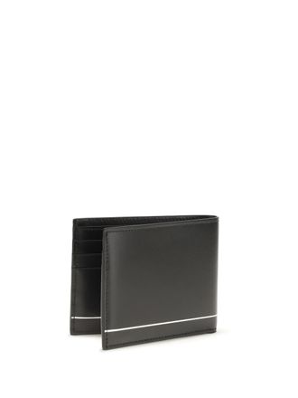 Ferragamo Mens Bifold Wallet Black Calf Leather Bos Taurus