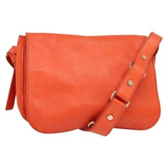 Celine Pre-owned Cuir sacs-celine - Femme - Pre-owned - Orange - Taille: ONE Size