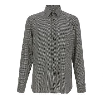 Tom Ford Polka Dot Fluid Fit Shirt - - Shirts - Herren - Mehrfarbig - XL