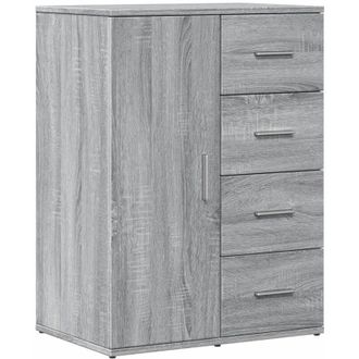 vidaXL Buffet sonoma gris 59x39x80 cm bois dingénierie vidaXL
