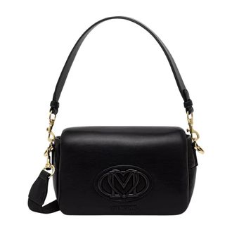 Love Moschino Umh&auml;ngetasche mit Logo-Plakette - - Bags - Damen - Schwarzk - ONE SIZE