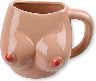 Out of the Blue 14/1996 Keramik-Becher, Brust, circa 10 x 10 cm