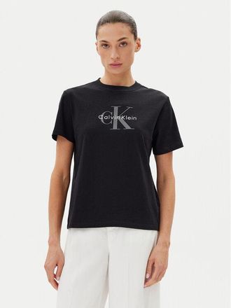 Calvin Klein Jeans T-Shirt Hero LV047B865G Schwarz Regular Fit