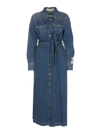Golden Goose Robe Au Genou - Bleu