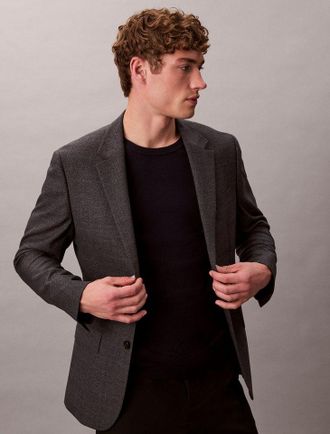 Calvin Klein Strickpullover LS 100% MERINO CREW 14GG Mit Rundhalsausschnitt, regular fit