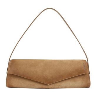 Jil Sander Kante Flap Schultertasche - - Bags - Damen - Beige - ONE SIZE