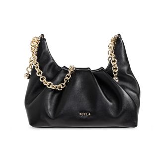 Furla Femme, Sacs, Noir, Taille: ONE Size Delia Mini Sac Bandouli&egrave;re